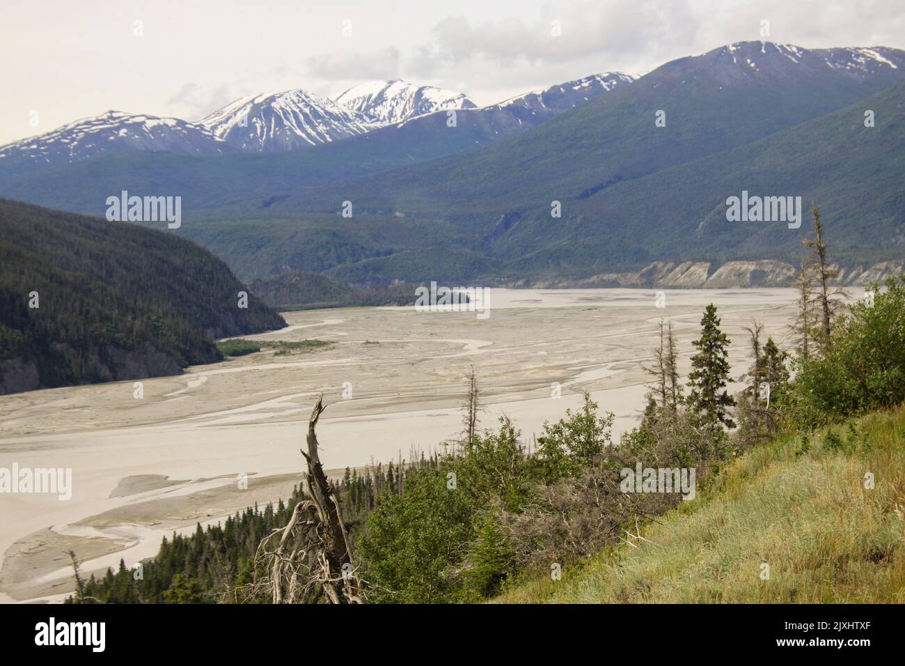 Kuskulana River, near Kennecott mines, McCarthy, Alaska, USA Stock ...