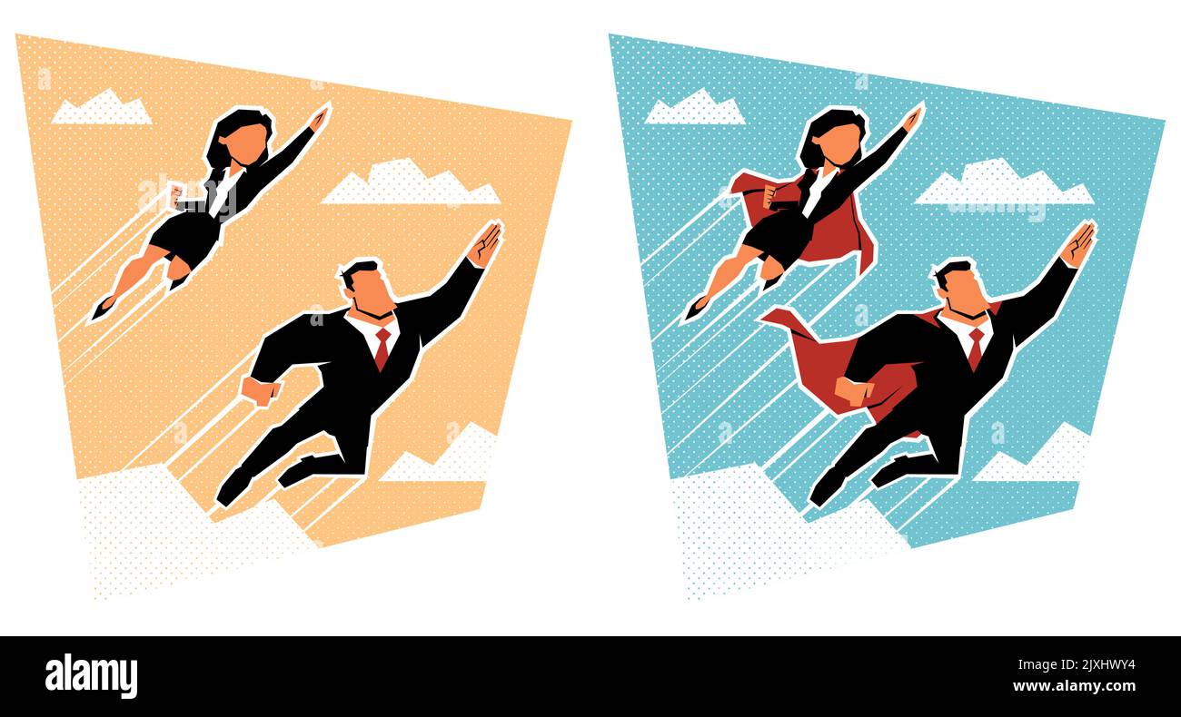 Flying with confidence Cut Out Stock Images & Pictures - Alamy