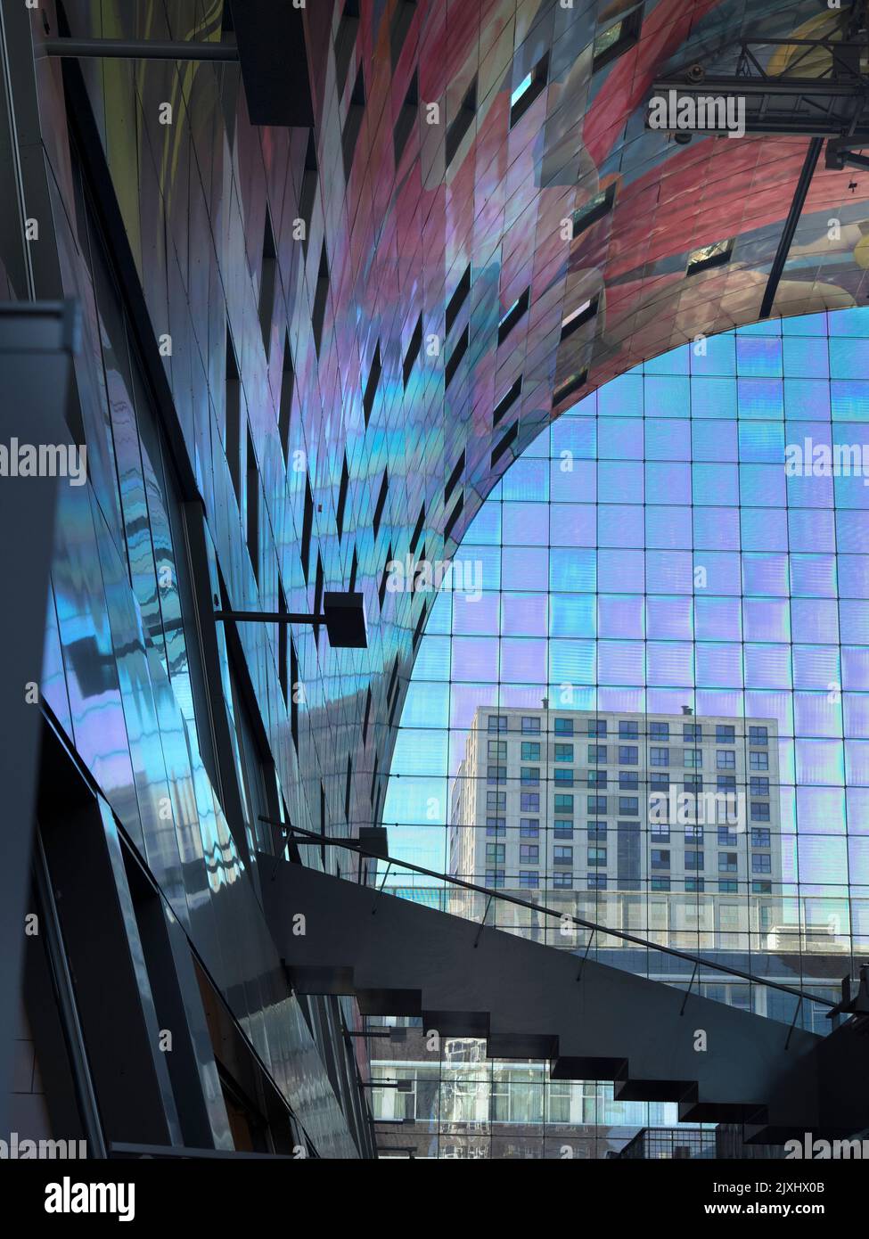Opened by the Queen of the Netherlands in 2014m the Markthal (Market ...