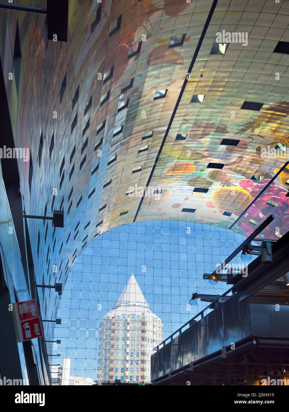 Opened by the Queen of the Netherlands in 2014m the Markthal (Market ...