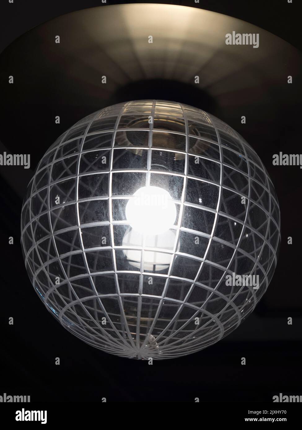 Interesting light fixture in a restaurant. Eating whilst cruising. What ...