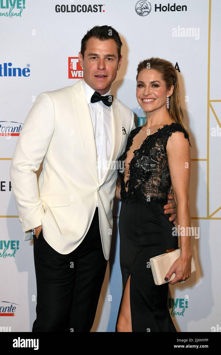 Rodger Corser and his wife, Renae Berry, arrive at the 2018 Logie ...