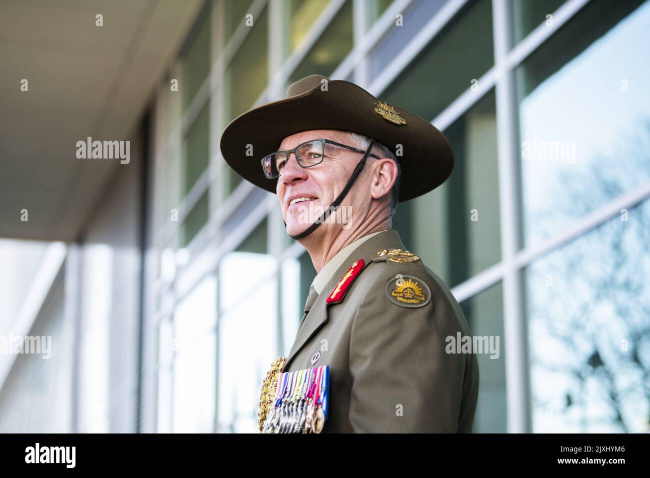 New Chief of Army Lieutenant General Rick Burr poses for a photograph ...