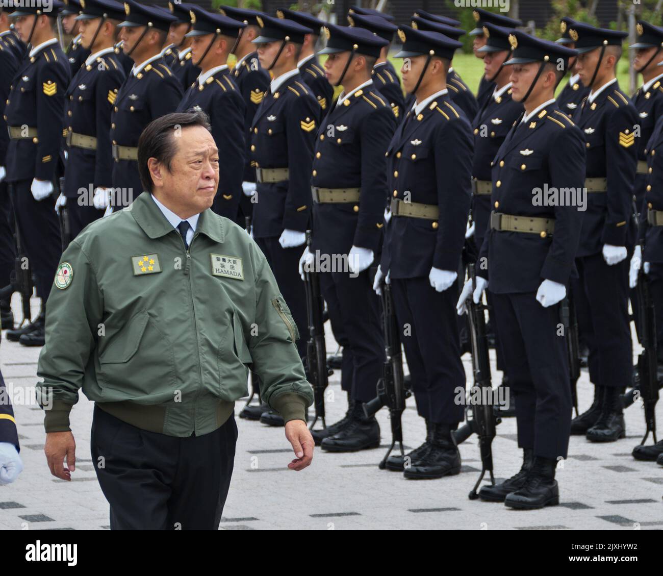 Tokyo, Japan. 07th Sep, 2022. Japan's Defense Minister Yasukazu Hamada ...