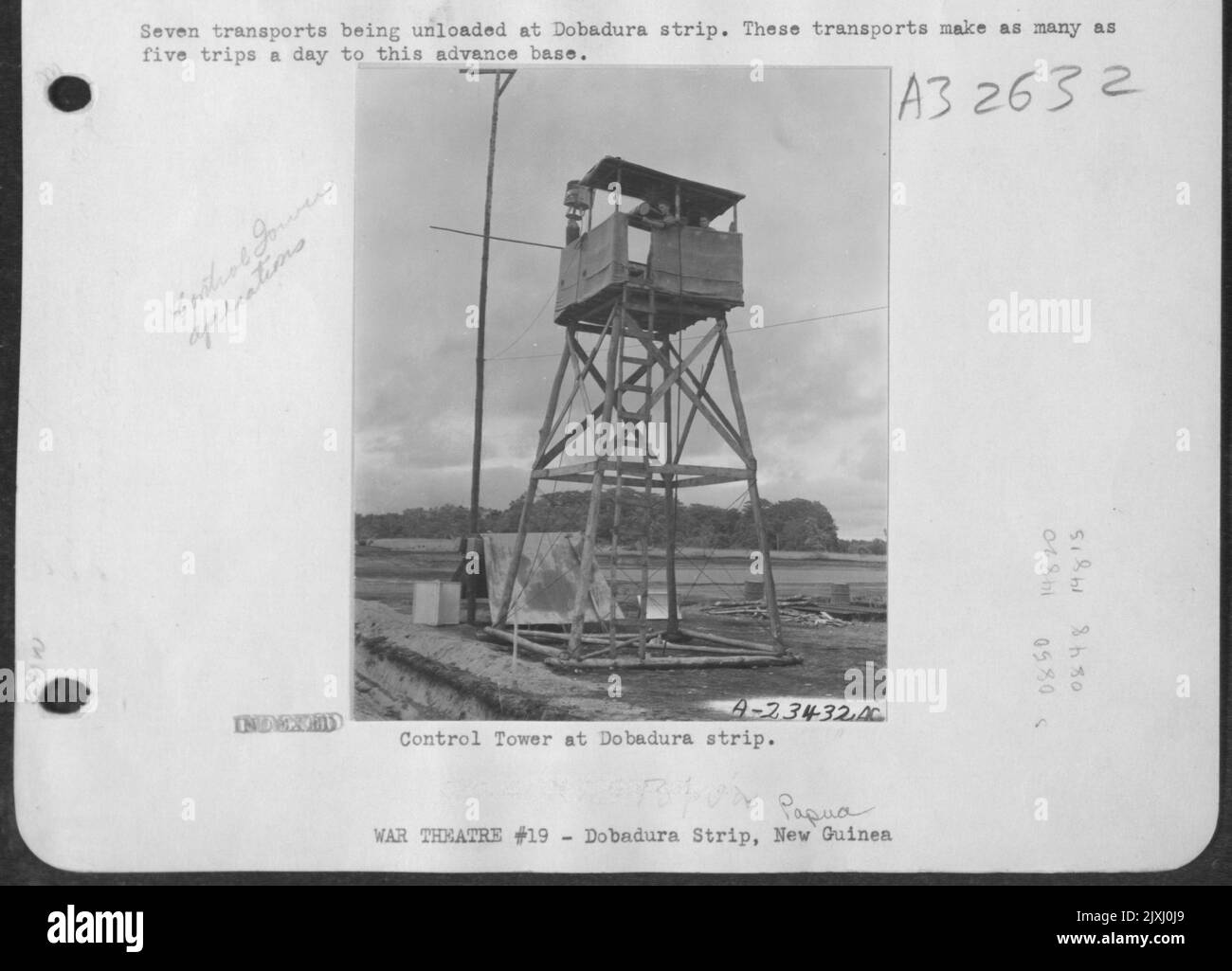 Control Tower at Dobadura strip Stock Photo - Alamy
