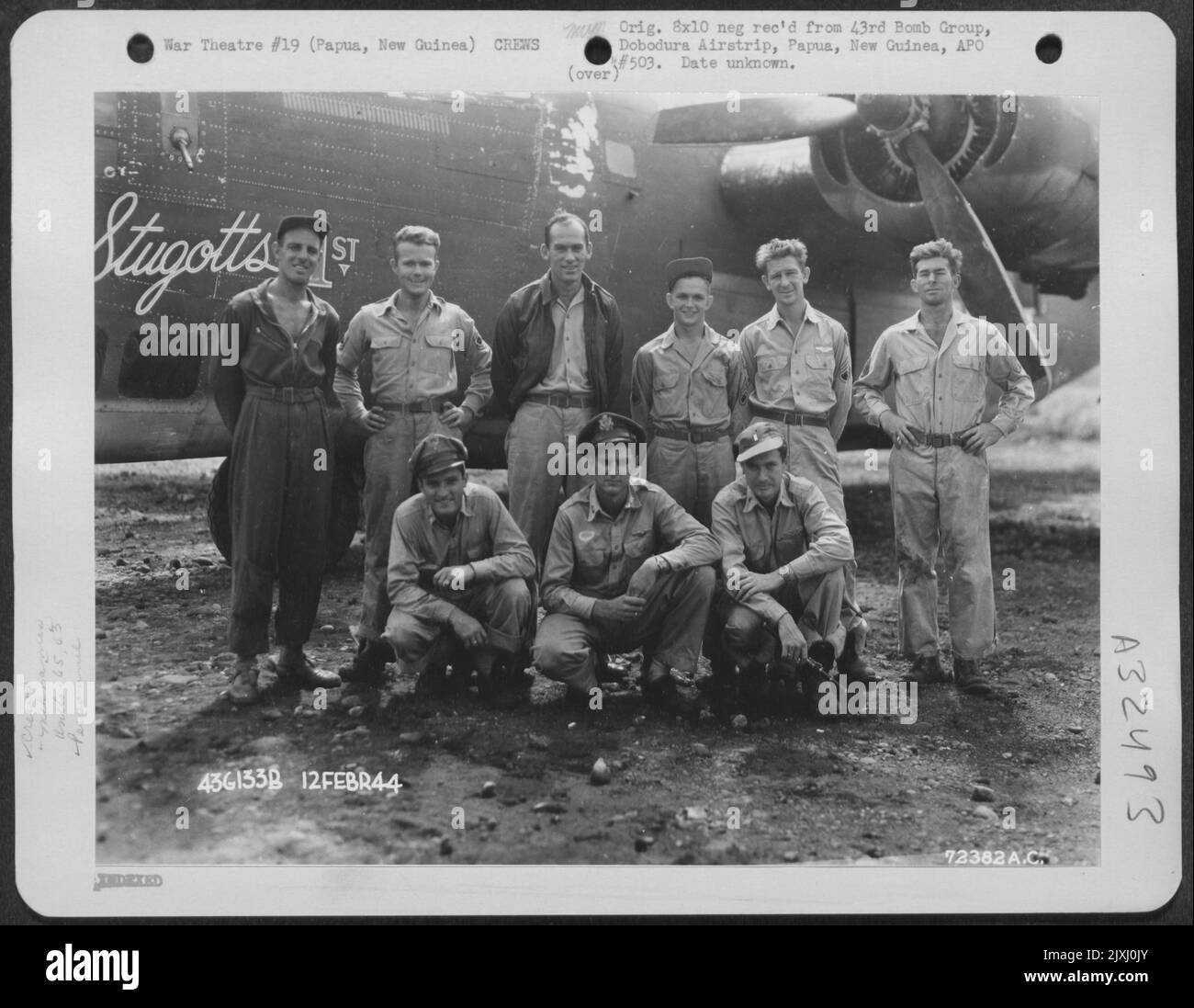 Captain Stevens And Crew Of The 65Th Bomb Squadron, 43Rd Bomb Group ...