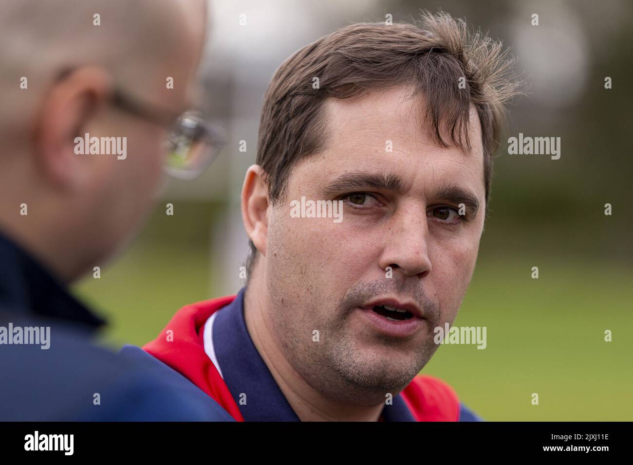 Melbourne Rebels Head Coach, Dave Wessels talks to the media before a ...