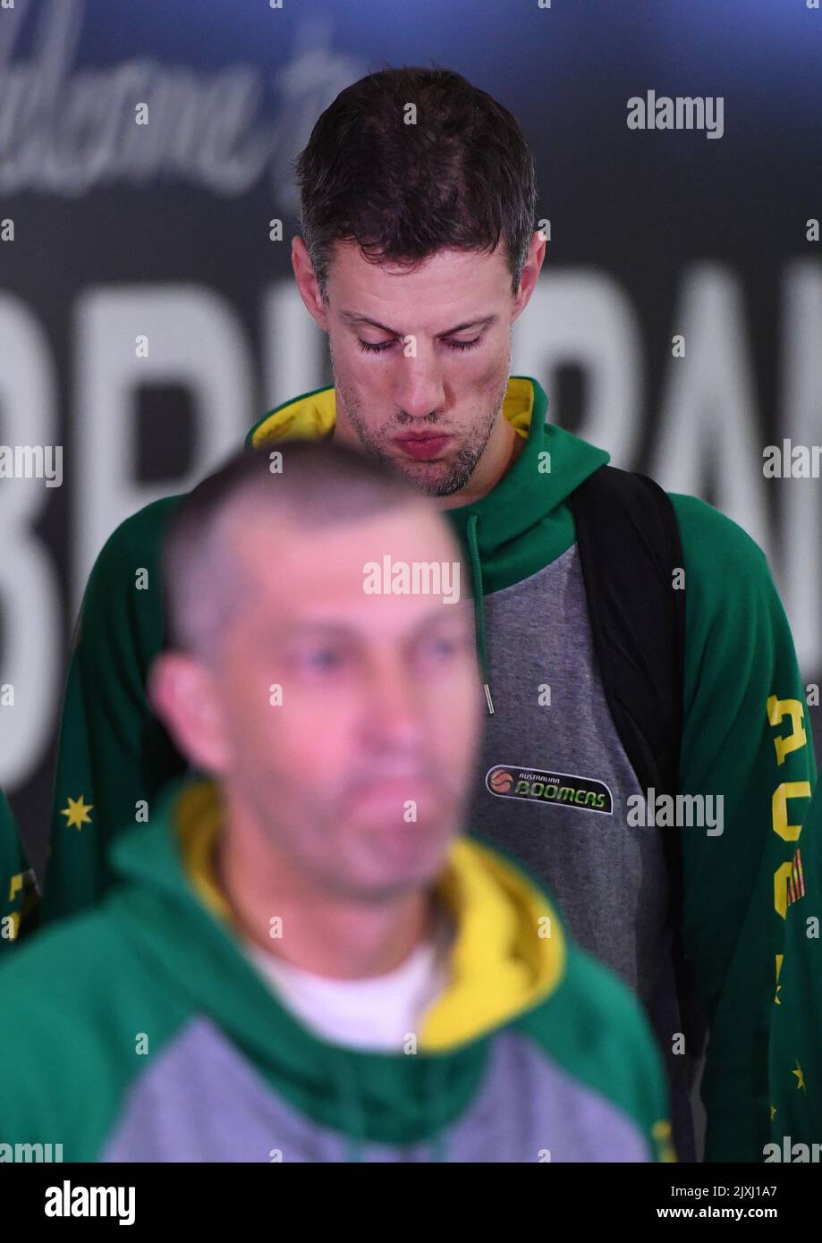 Daniel Kickert of the Boomers, the Australian national basketball team ...