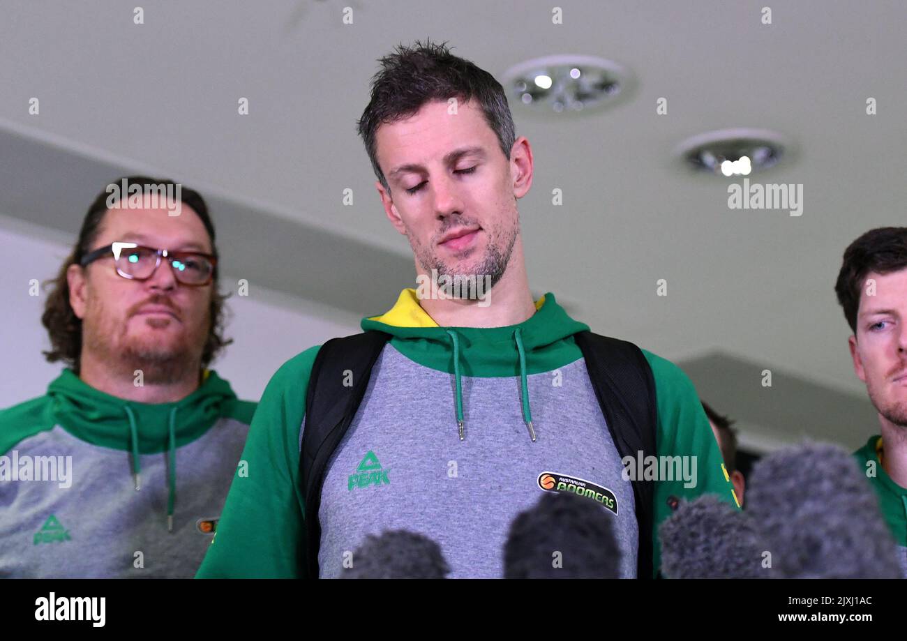 Daniel Kickert of the Boomers, the Australian national basketball team ...