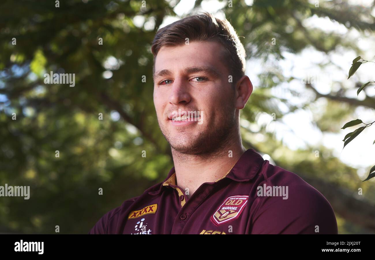 Maroons player Jai Arrow poses for a photo during a Queensland Maroons ...