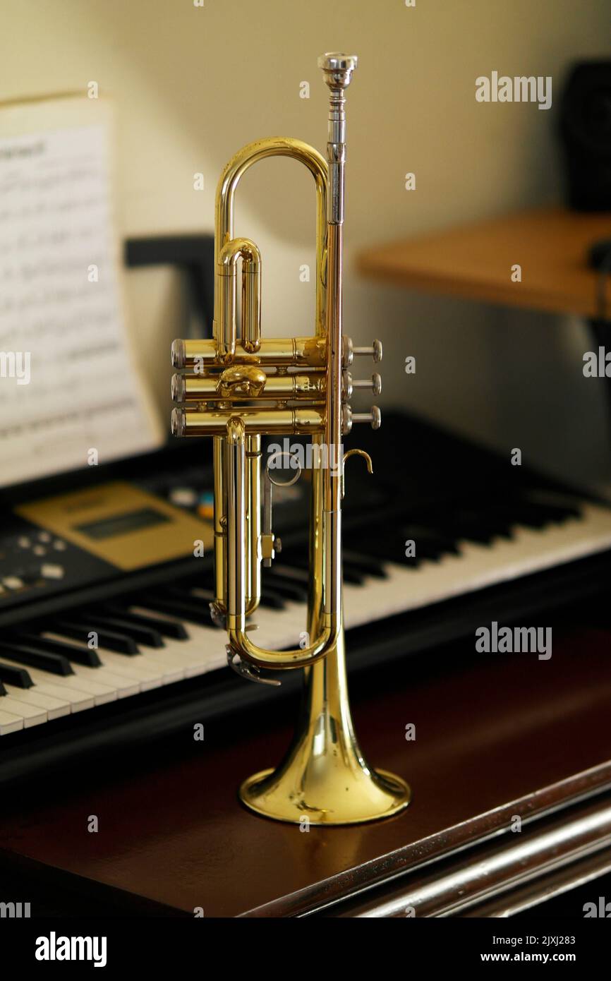 Piano trumpet hi-res stock photography and images - Alamy