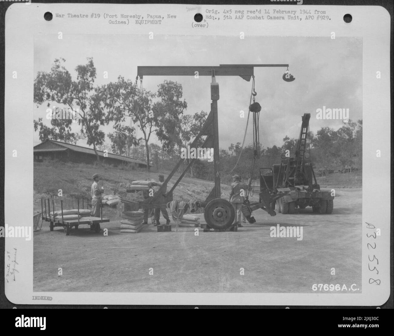 Scales, which were built by the 27th Air Depot Group for weighing heavy ...