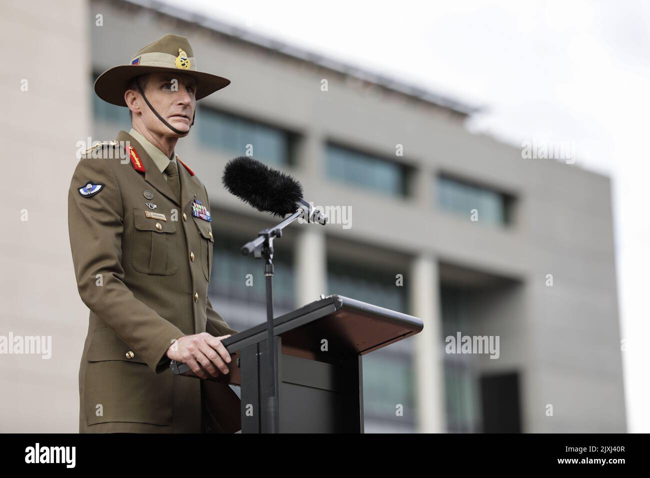 New Chief of the Defence Force, General Angus Campbell delivers a ...