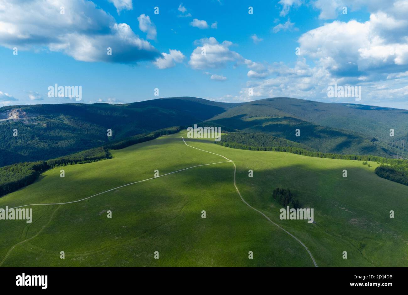 Wavy grass aerial hi-res stock photography and images - Alamy