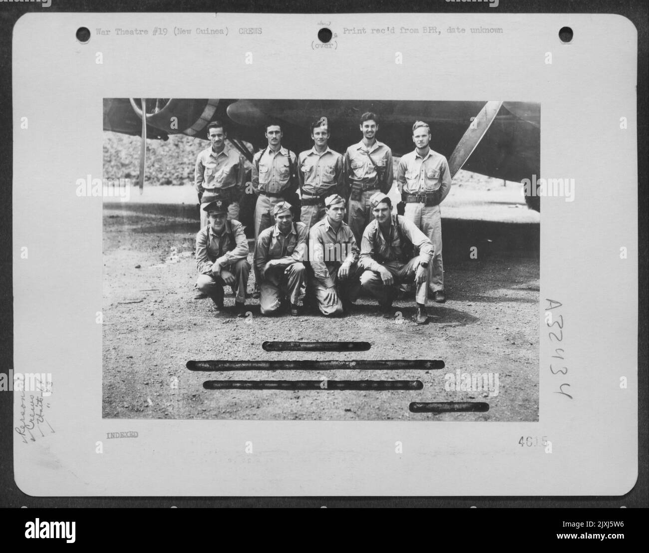 Capt. Frederick P. Weache and crew of the 64th Bomb Squadron, 43rd Bomb ...