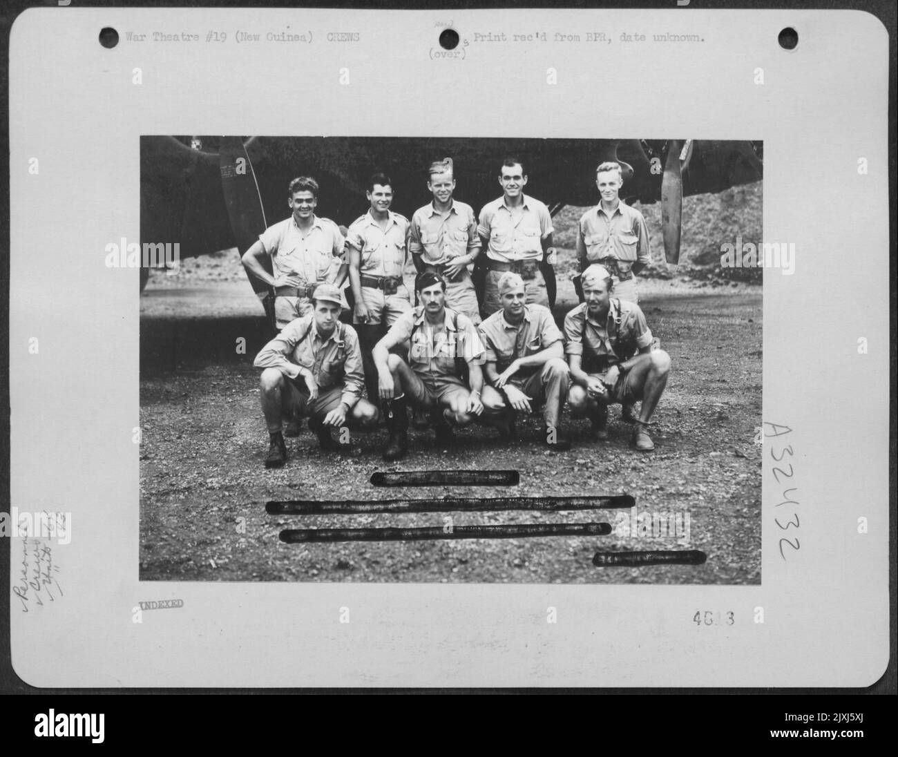Capt. Marshall E. Nelson and crew of the 64th Bomb Squadron, 43rd Bomb ...
