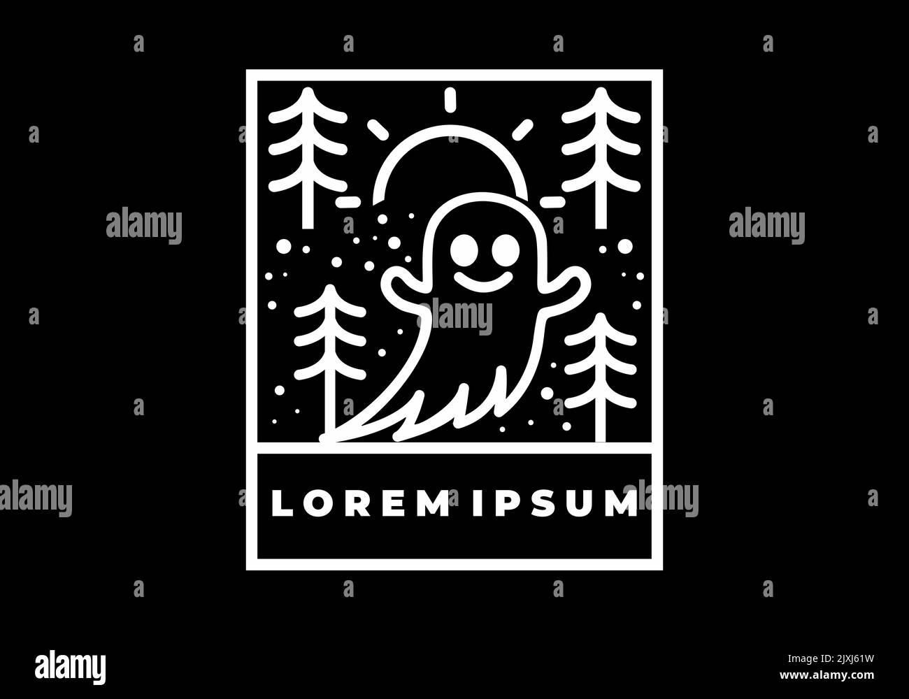 Horror illustration Black and White Stock Photos & Images - Alamy