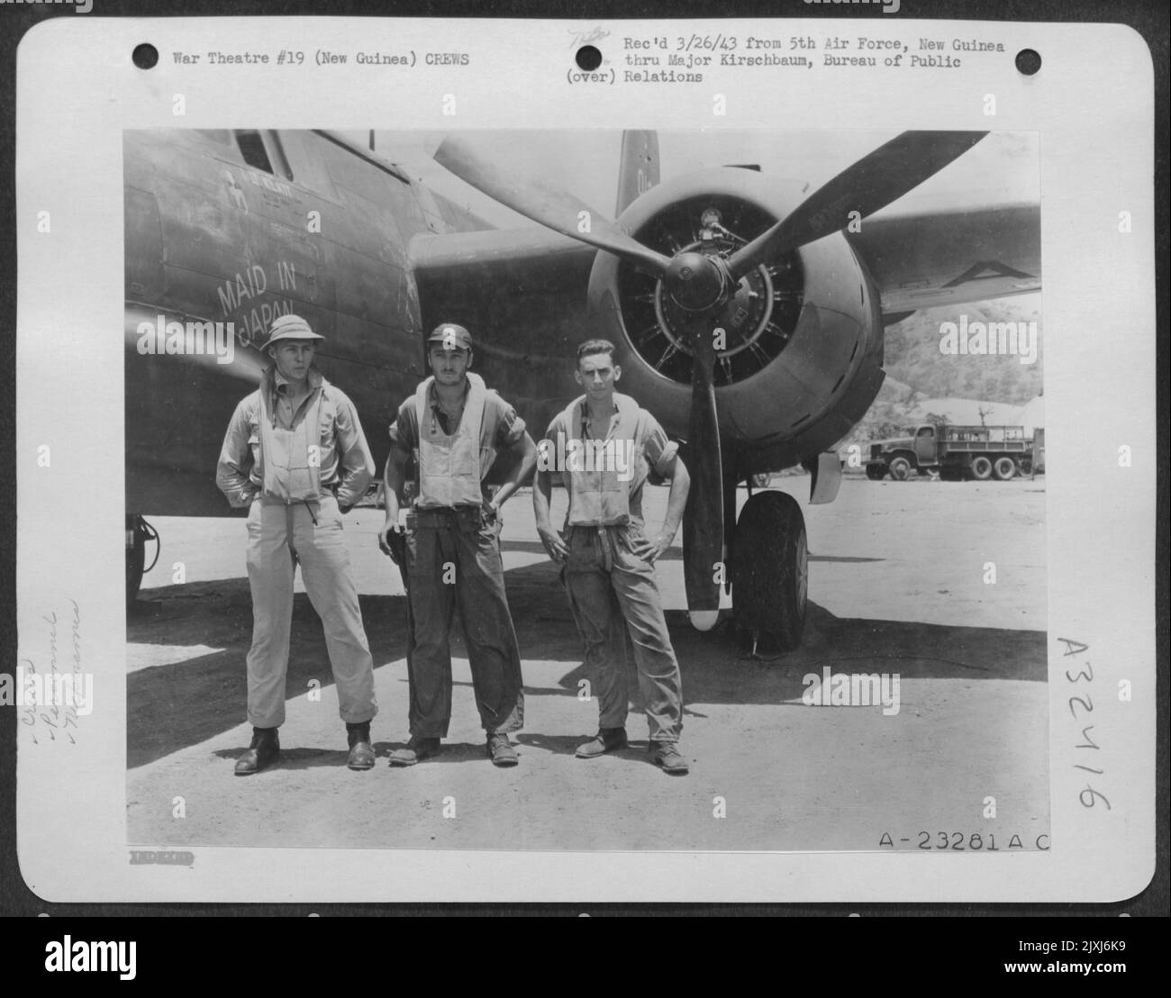 ADVANCE ECHELON, FIFTH AIR FORCE, SOMEWHERE IN NEW GUINEA-A total of ...