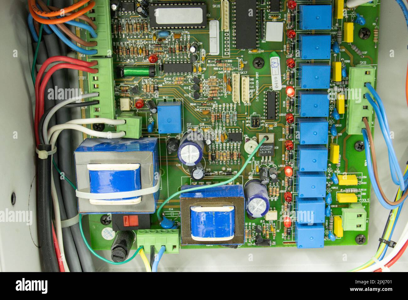 control cabinet electric board and circuit ship for industry Stock ...