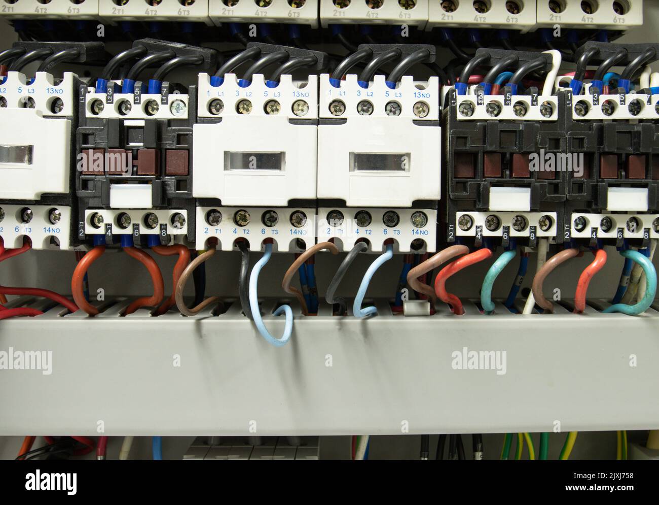 control cabinet electric board and circuit ship for industry Stock ...