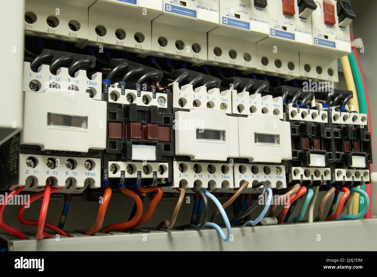 control cabinet electric board and circuit ship for industry Stock ...