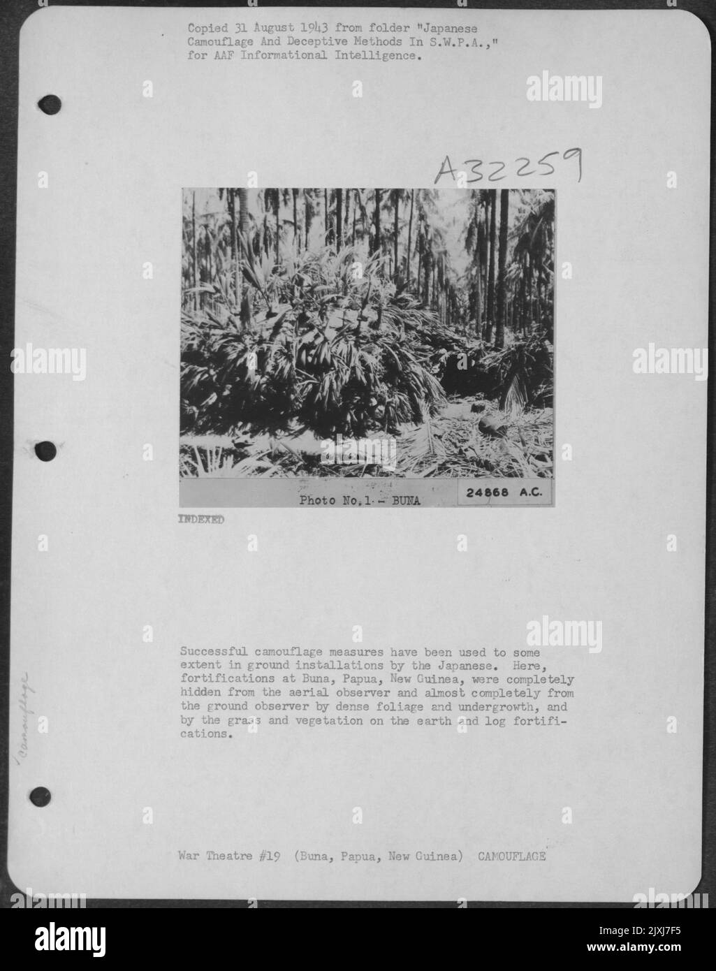 Successful camouflage measures have been used to some extent in ground ...