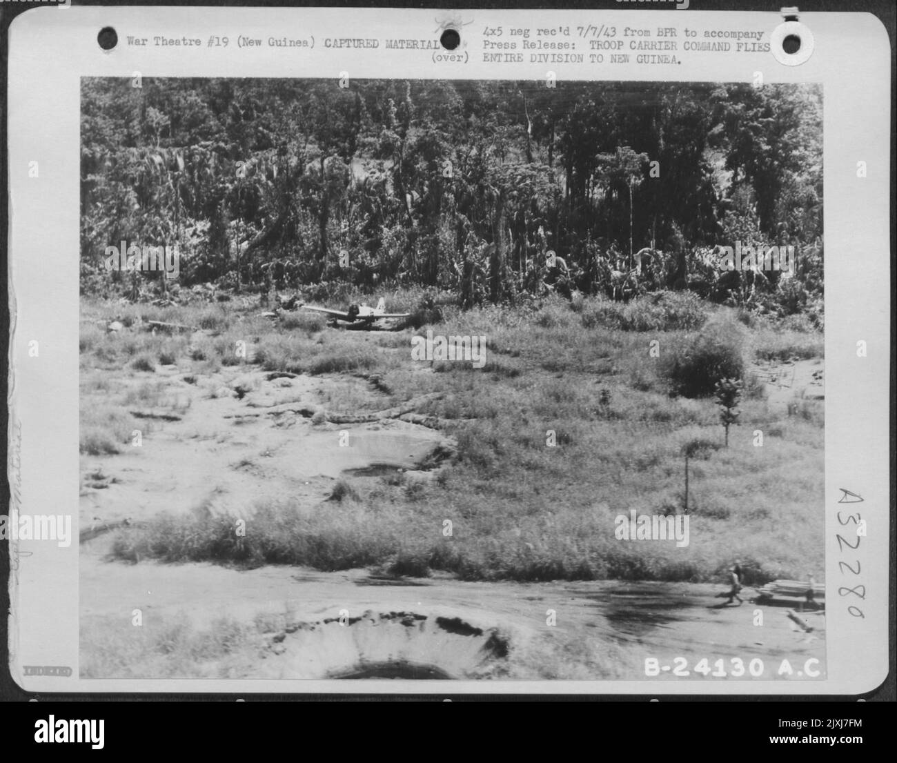 MAIN CAPTION-These six army Air Force officers of the Troop Carrier ...