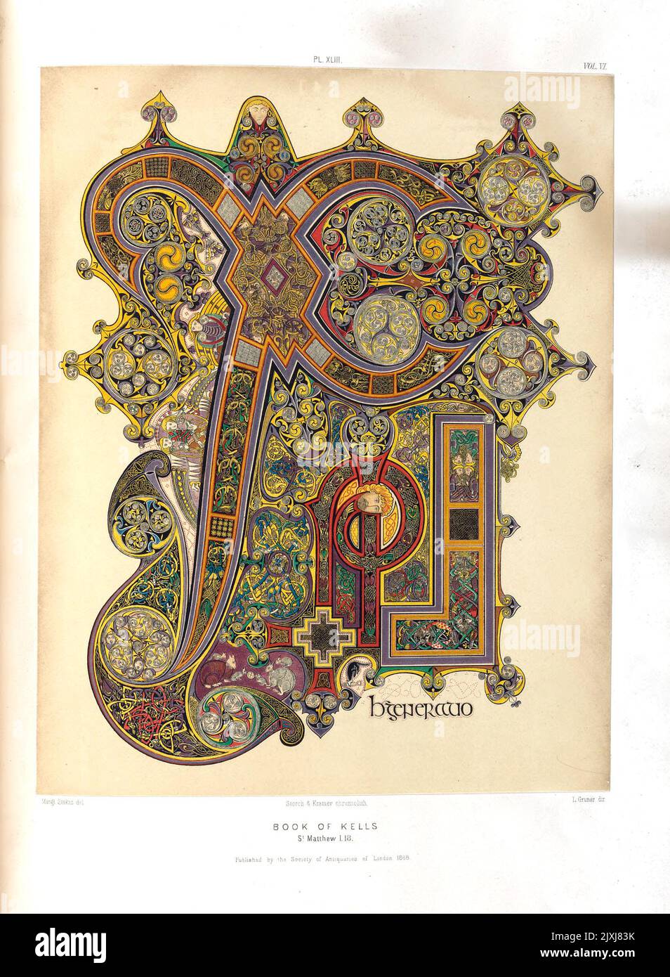 The Book of Kells (Latin: Codex Cenannensis; Irish: Leabhar Cheanannais ...