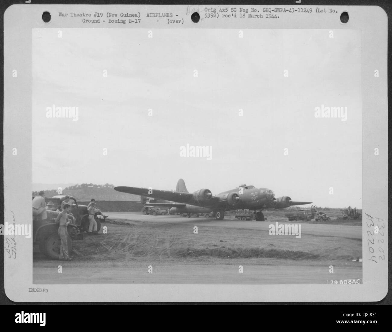 The Boeing B-17 "TALISMAN" warms up prior to take off from Jackson's ...