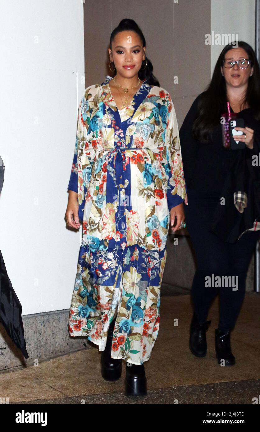 NEW YORK, NY- September 06: Bianca Lawson seen at CBS This Morning ...