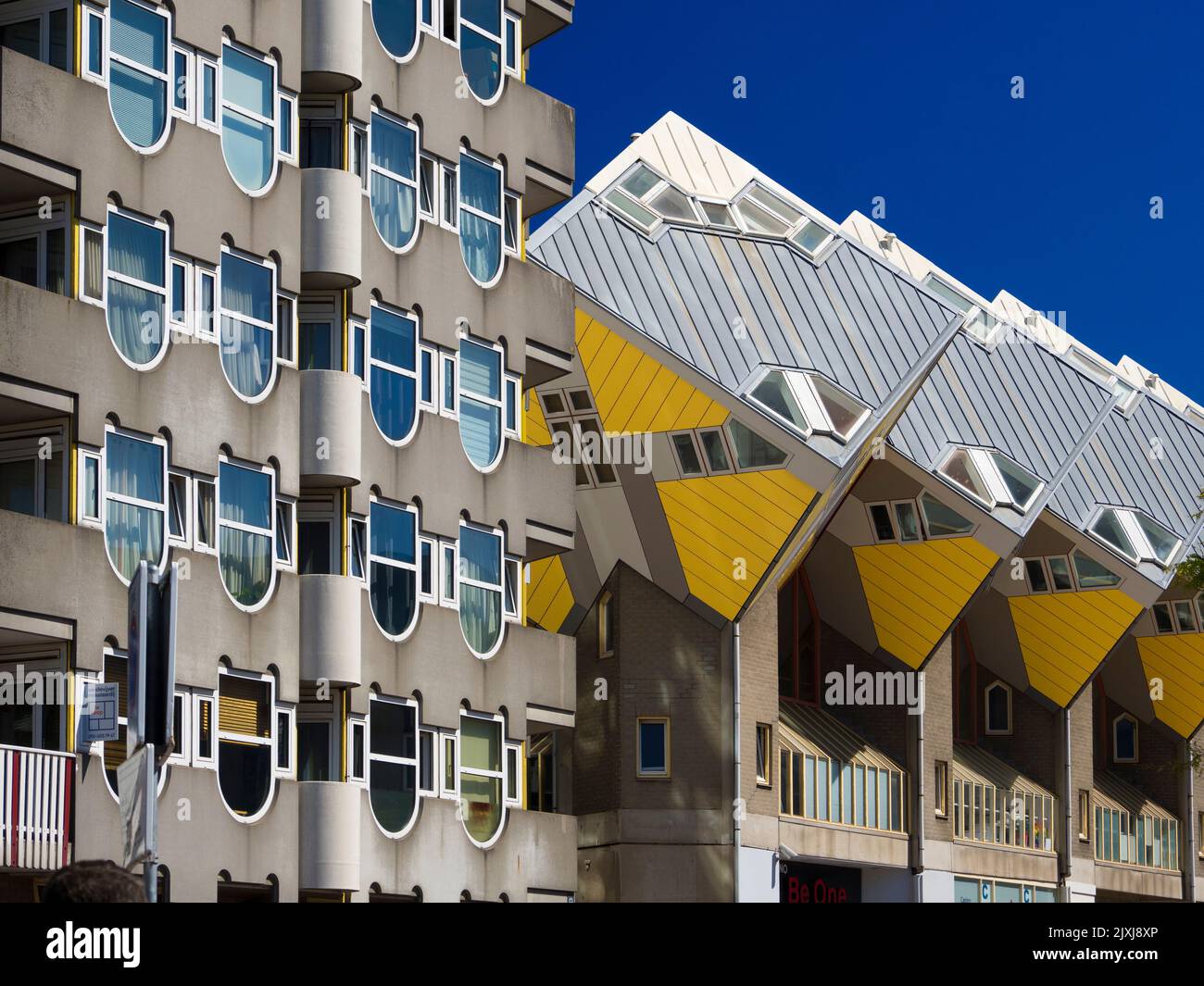 Facing the Centrum Markt in Rotterdam, the Netherlands, these ...