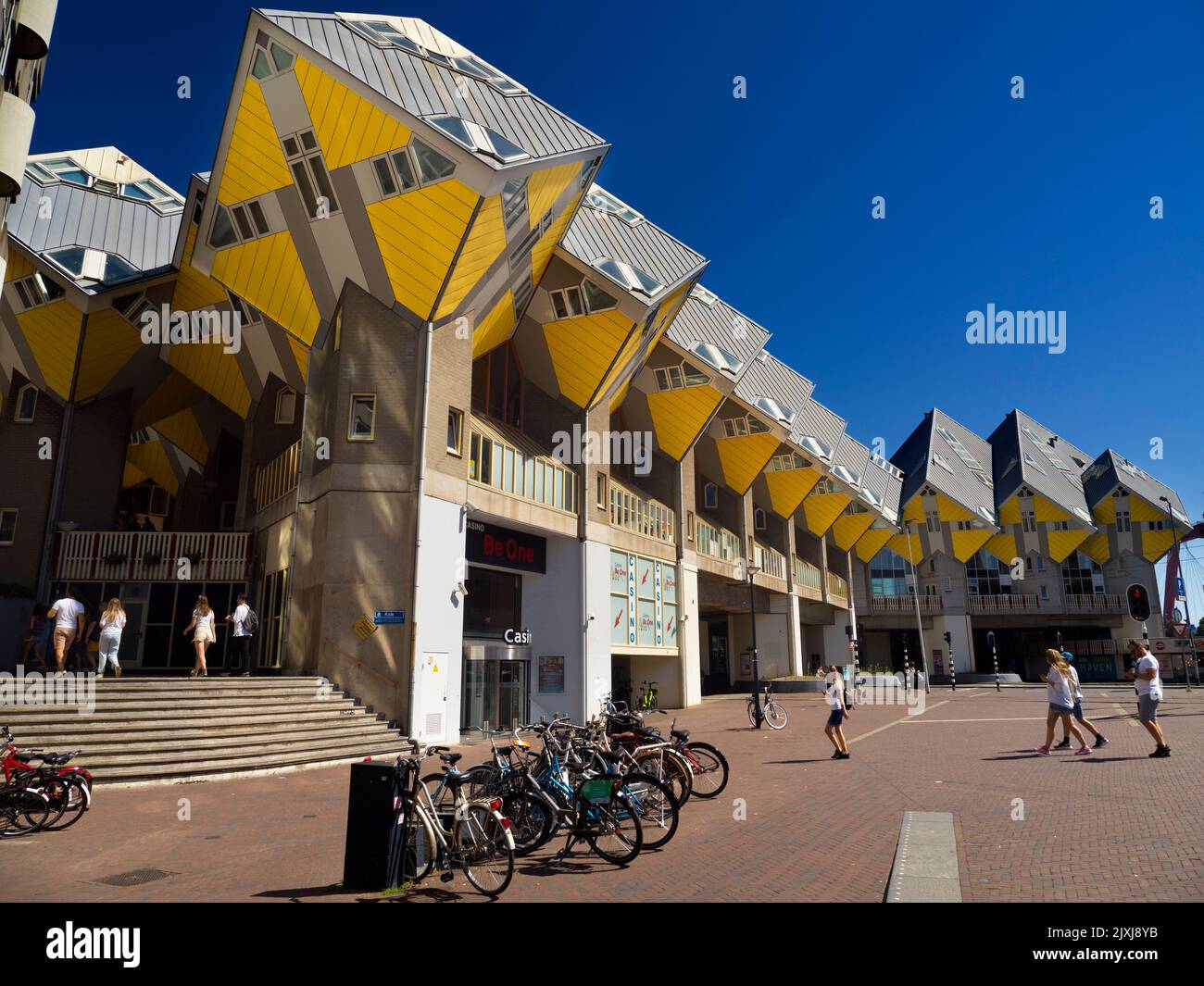 Facing the Centrum Markt in Rotterdam, the Netherlands, these ...