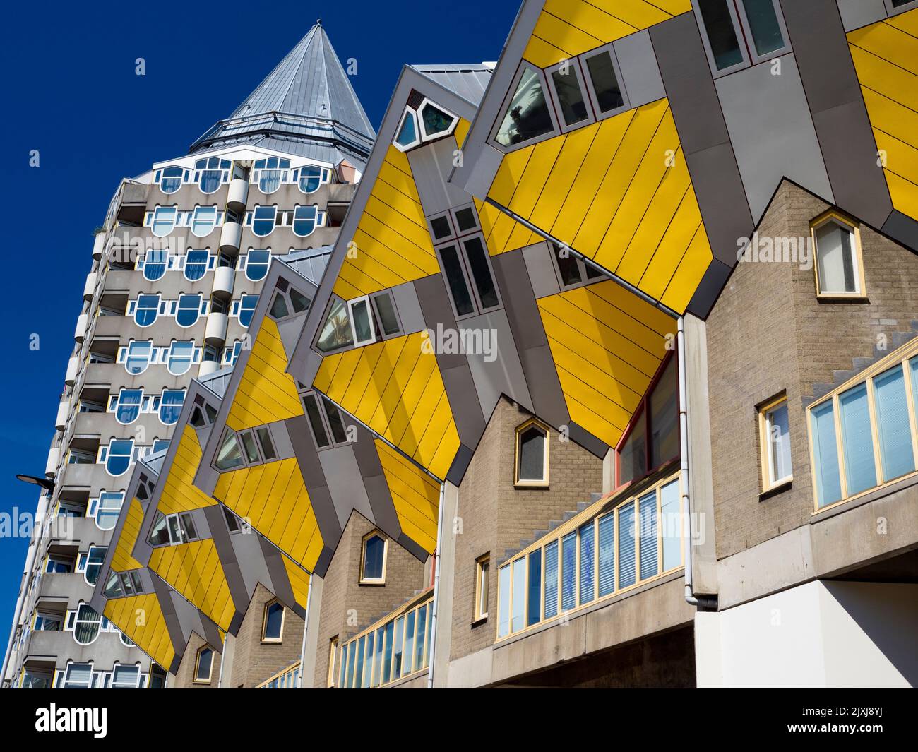 Facing the Centrum Markt in Rotterdam, the Netherlands, these ...