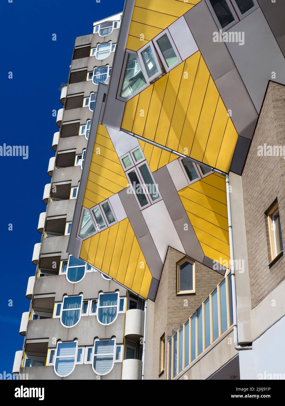 Facing the Centrum Markt in Rotterdam, the Netherlands, these ...