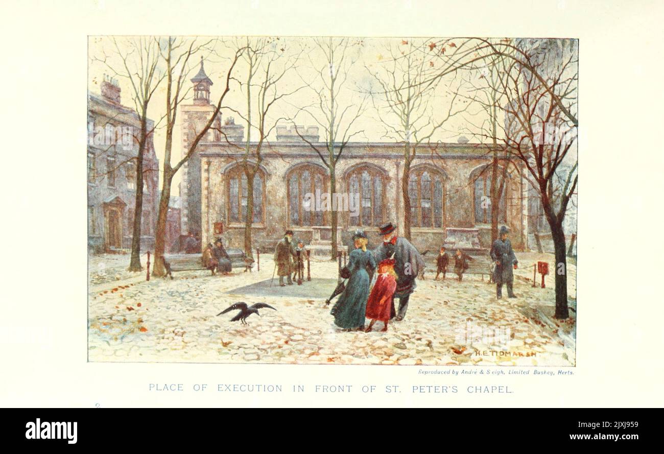 St peters chapel and tower of london hi-res stock photography and ...