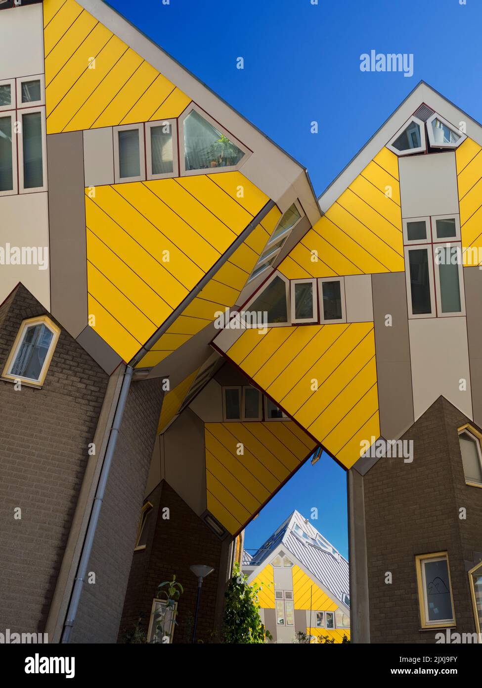 Facing the Centrum Markt in Rotterdam, the Netherlands, these ...