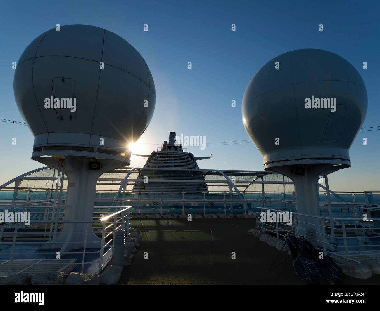 Think of the most surreal spot for a putting course. How about the top ...