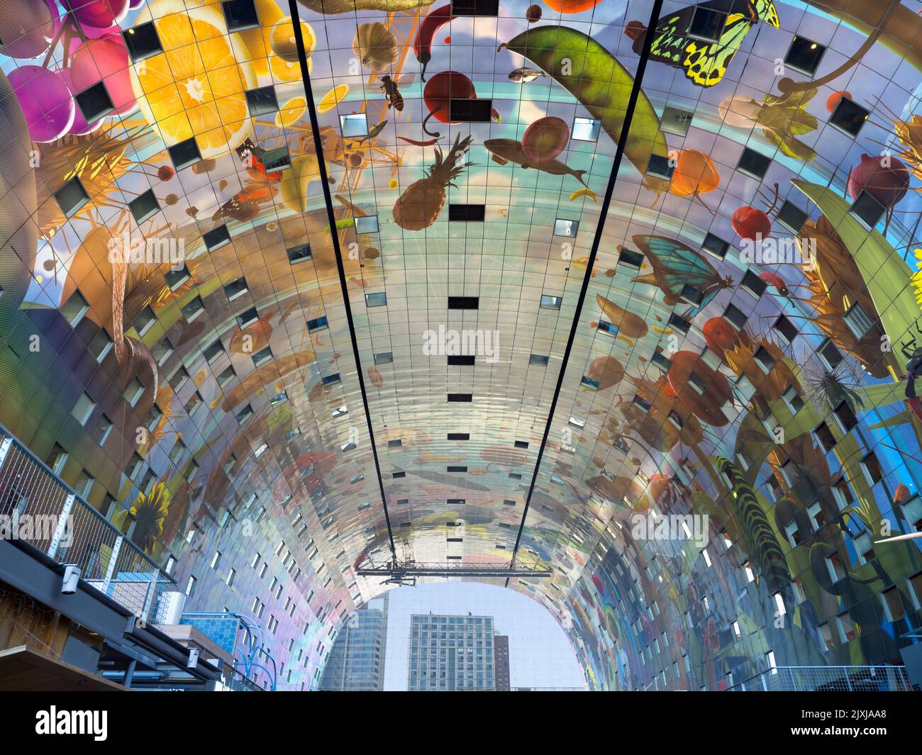 Opened by the Queen of the Netherlands in 2014m the Markthal (Market ...