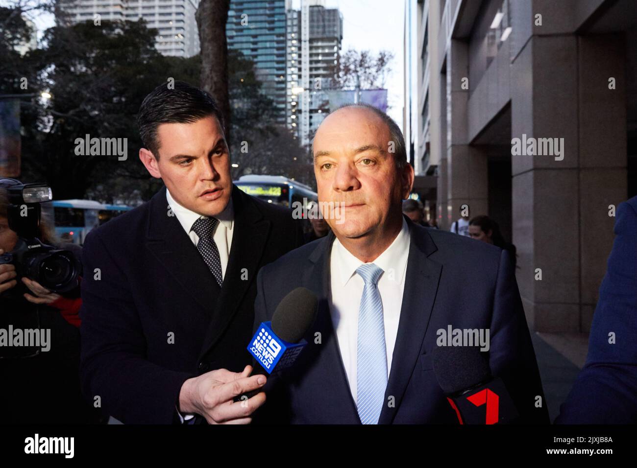 NSW MP Daryl Maguire is seen leaving the NSW Independent Commission ...