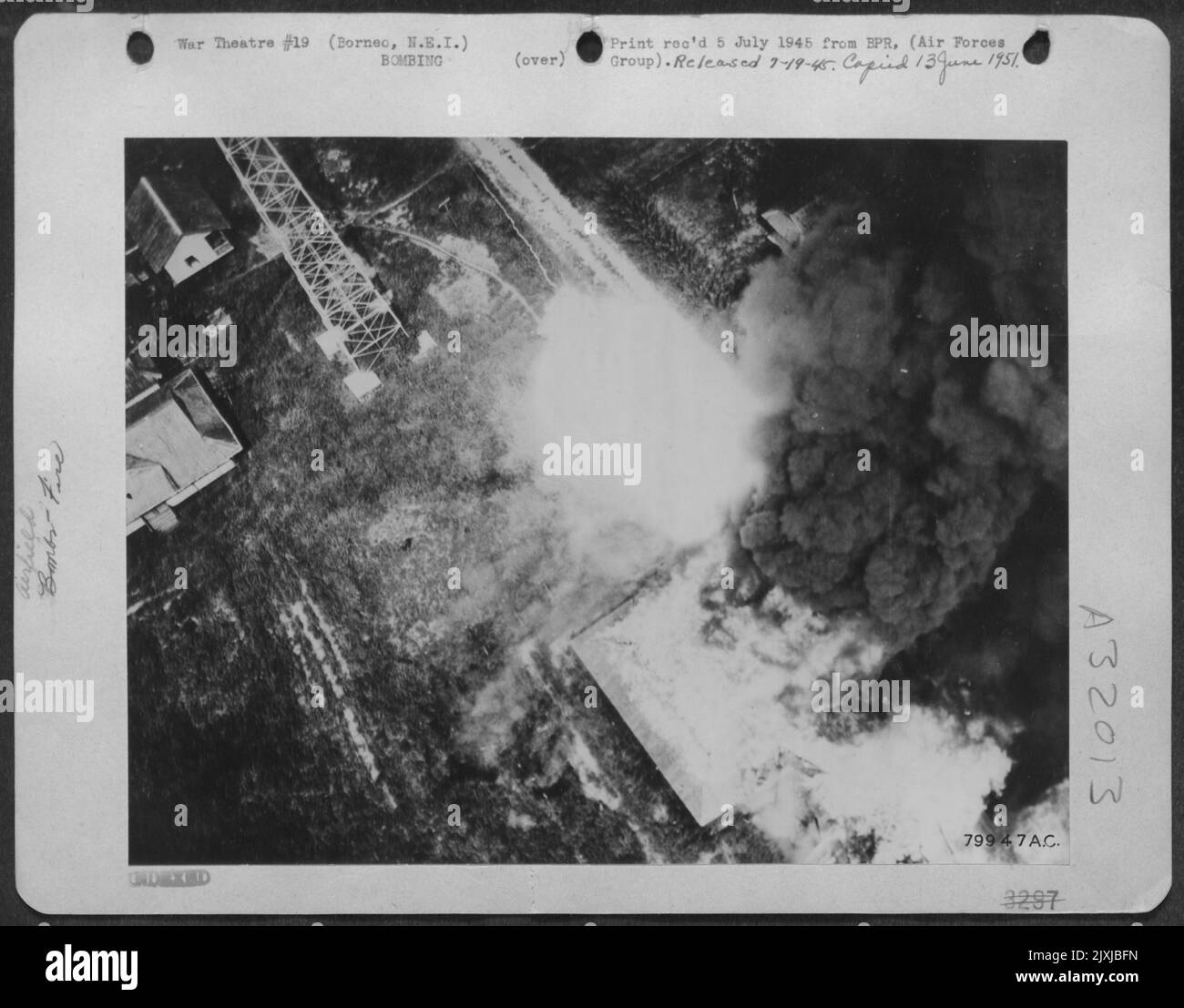 Firebombs From 13Th Aaf North American B-25 Medium Bombers Started This ...