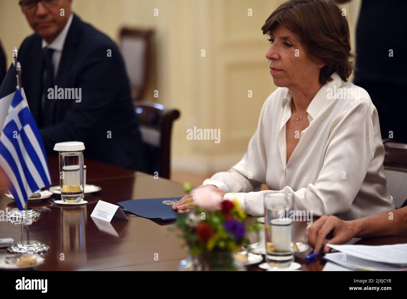 Athens, Attiki, Greece. 6th Sep, 2022. French Minister of Foreign ...