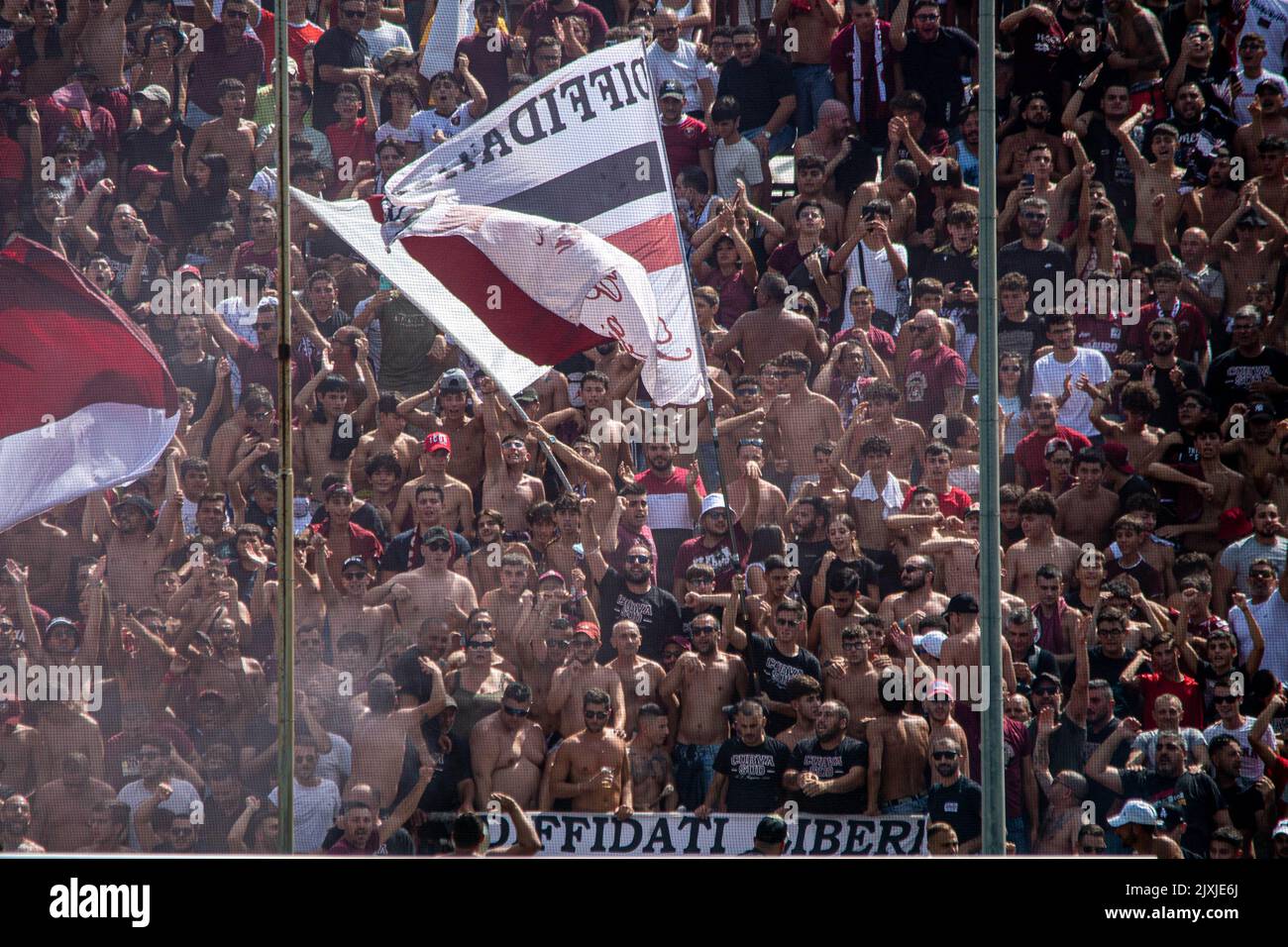 Oreste Granillo stadium, Reggio Calabria, Italy, September 03, 2022 ...