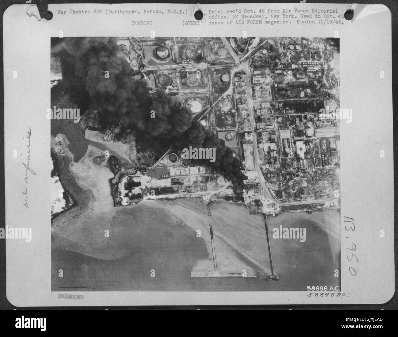Balikpapan's objectives were attacked in their order of importance ...