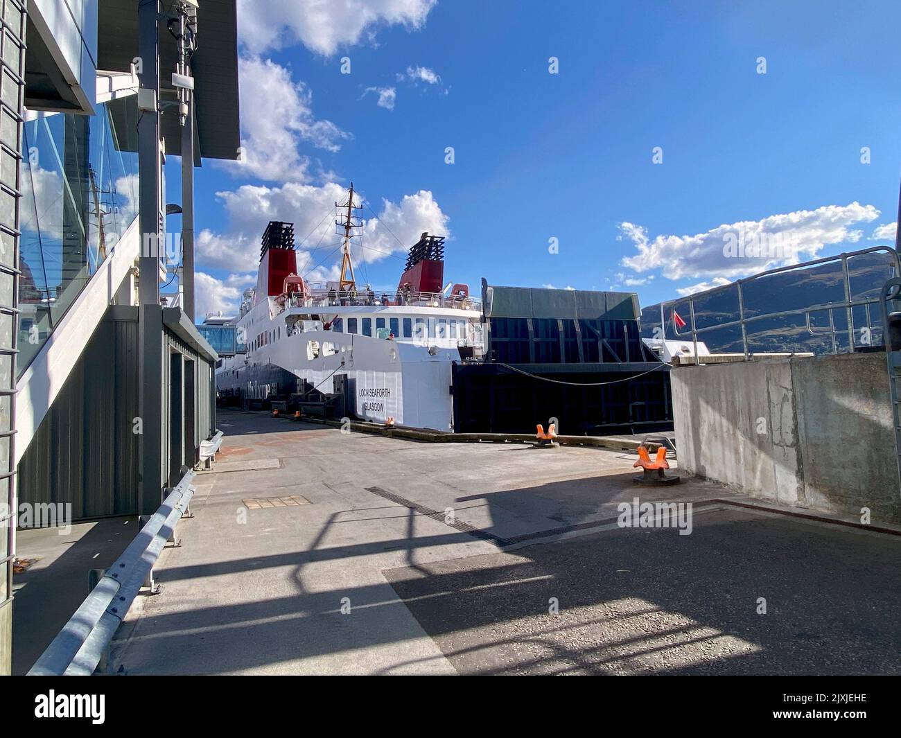 Calmac Ferry, Ullapool, Highlands Scotland Stock Photo - Alamy