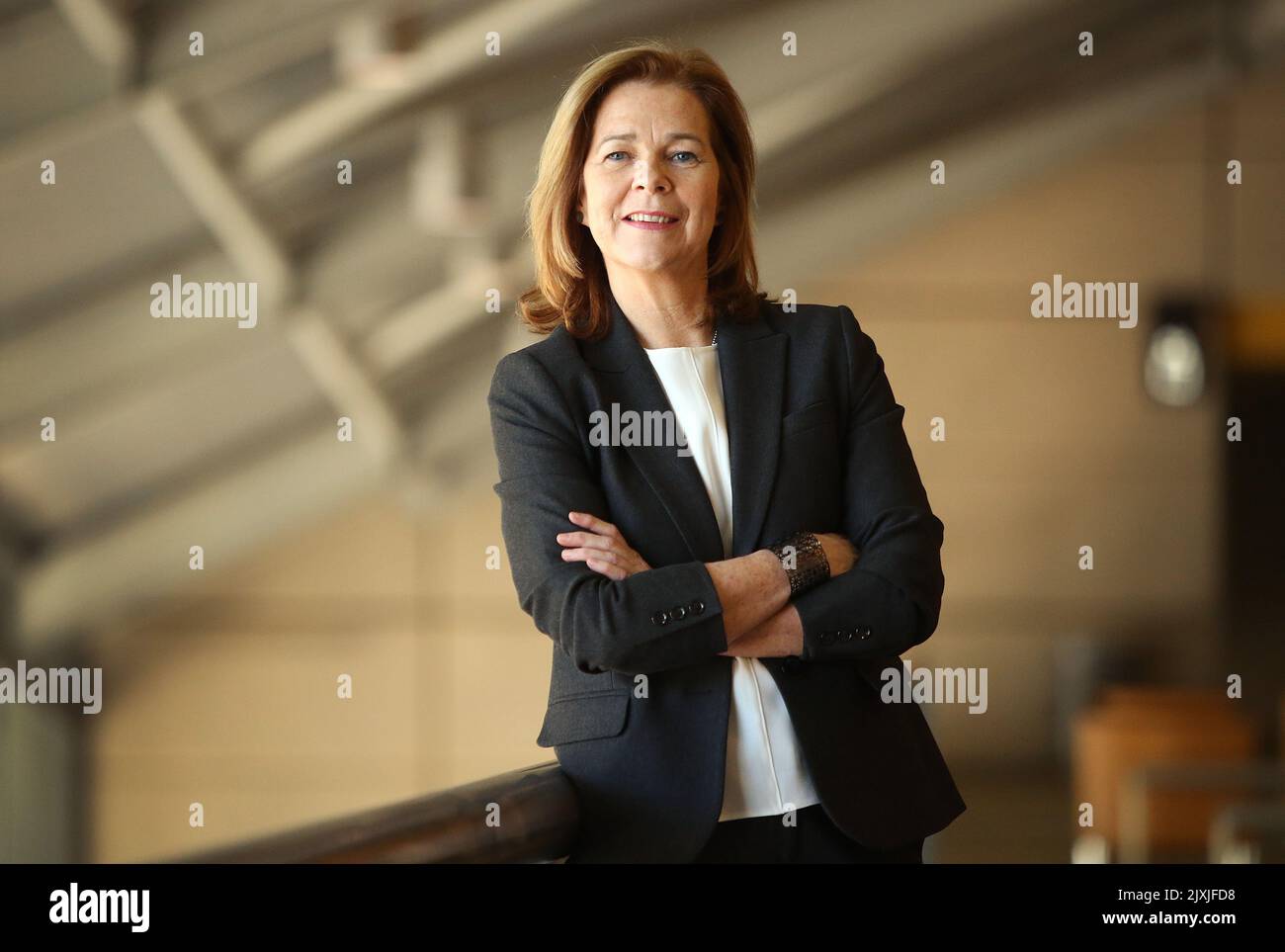 Newly elected ACTU president Michele O'Neil poses for a photo at the ...
