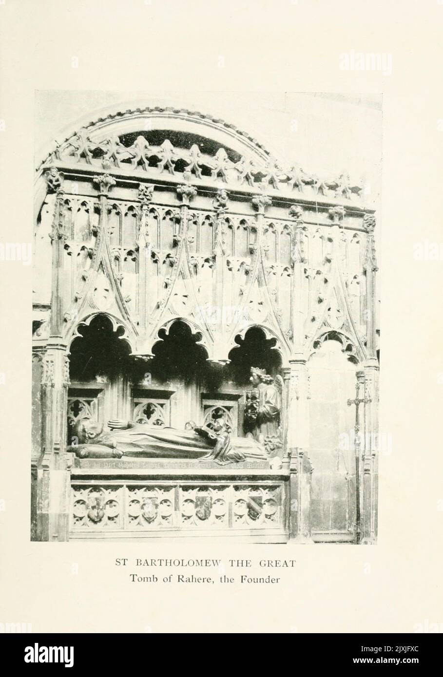 St Bartholomew the Great Tomb of Rahere, the Founder from the book ' An ...