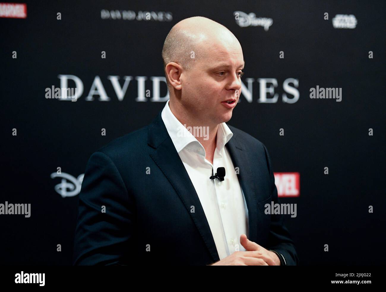 David Jones Chief Executive Officer, David Thomas is seen in Sydney ...