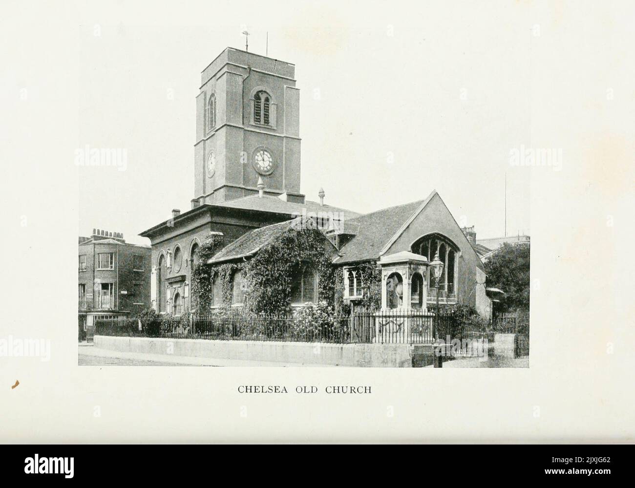 Chelsea Old Church from the book ' An historical guide to London ' by ...