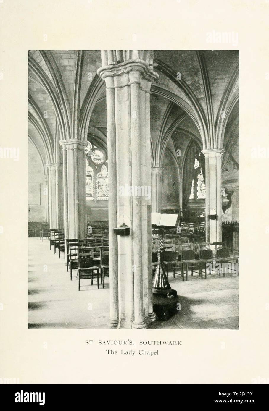 St Saviour's, Southwark — The Lady Chapel from the book ' An historical ...