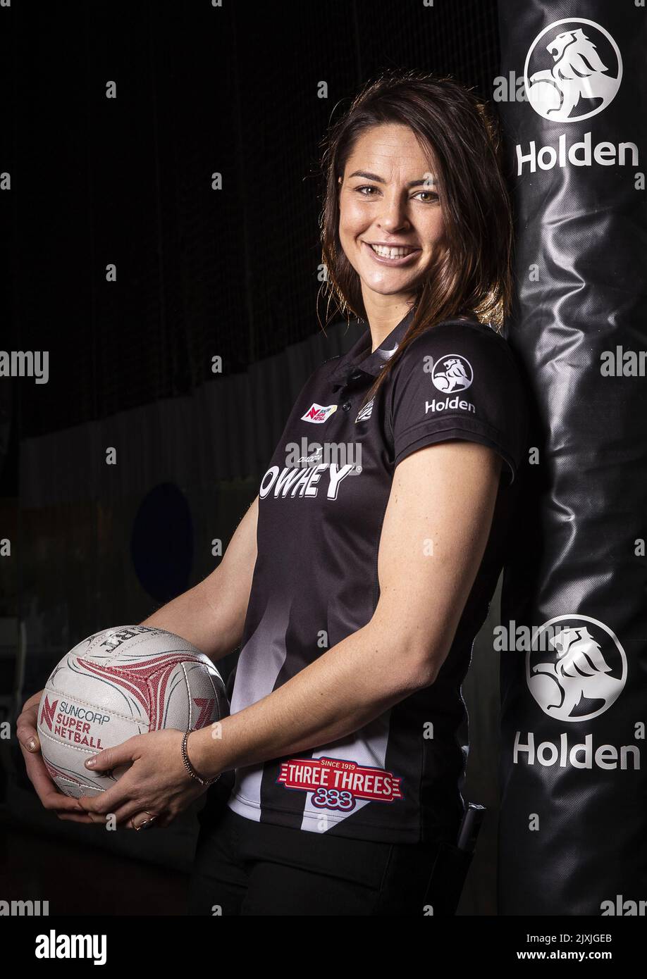 Sharni Layton poses for a photo after announcing her retirement from ...